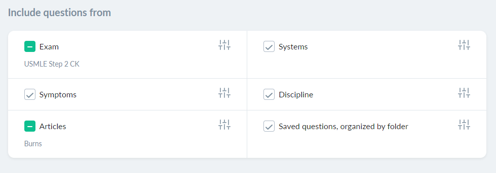 Qbank sessions based on Articles – AMBOSS