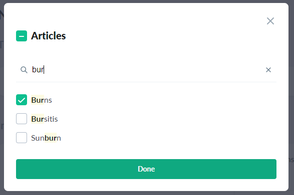 Qbank sessions based on Articles – AMBOSS