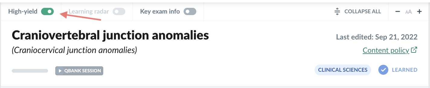 Feature Overview – AMBOSS